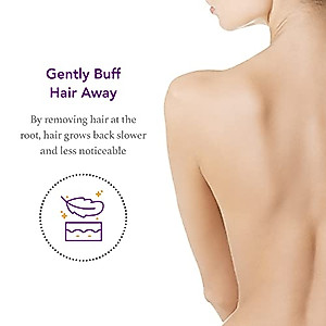 Hair Off Hair Remover Mitten - All-Natural, Painless & Chemical Free - Full Body Hair Removal - Slows & Lessens Regrowth - Exfoliates Skin (3 Mittens Per Box)