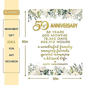 50th Anniversary Blanket Gifts with Gifts Box, 50th Anniversary Wedding Gifts for Parents Couple Friends, Gifts Ideas for 50th Anniversary, 50th Anniversary Decorations Blanket Gifts for Him Her