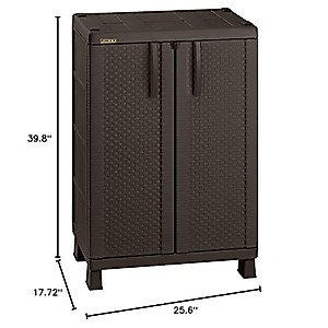 Rimax Storage Cabinets, Brown