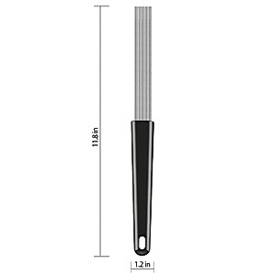 EASTROCK Guiro Scraper Latin Percussion Comb-Style Scraper 12 Inch Professional Scraper Replacement for Various Percussion Instruments