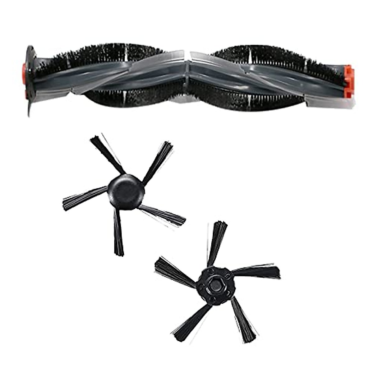 ALPGEN Combination Brush/Fit for Neato/Fit for Botvac D3 D4 D5 D6 D7 D75 D80 D85 Robot Vacuum, 1 Main Brush and 2 Side Brush Kits Sweeping Robot Set