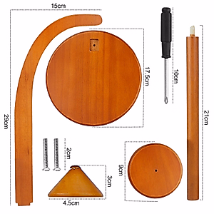 Swiftbuyo Yarn Holder for Knitting and Crocheting, Wooden Yarn Spinner with Magnetic Smooth Rotation Crochet Ideal Gift for Knitting Lovers