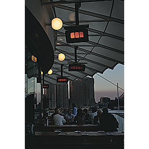 Bromic Heating Tungsten 300 Smart-Heat Gas 3 Burner Radiant Infrared Patio Heater, Natural Gas, 26000 BTU