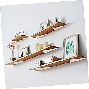 Levemolo Partition Support Frame Table Shelf Brackets Heavy Duty Shelf Brackets Wall Hanger Hooks Plant Holder Wall Mounted Shelf Brackets Clothes Hanging Rack Stand White Stainless Steel