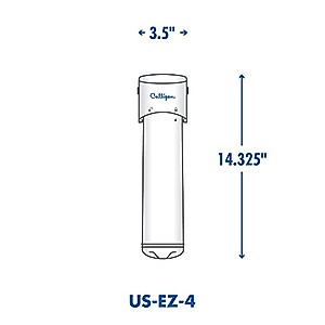 Culligan US Change Sink Drinking Water System with Dedicated Faucet and Premium Filter, EZ-4 (Best Filtration), Chrome