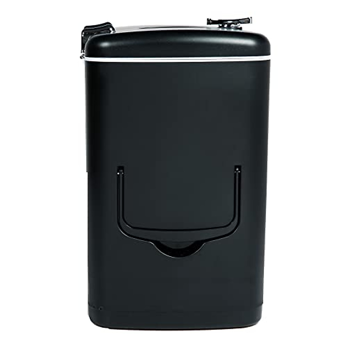 Frigidaire EFMIS175-BLACK Portable Mini Fridge-Retro Extra Large 9-Can Travel Compact Refrigerator, Black, 6 Liters