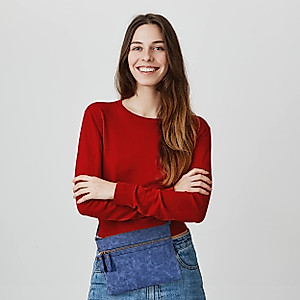 ESTALON Leather Crossbody Bags for Women - Purses Women's Shoulder Sling Handbags (Tan2)