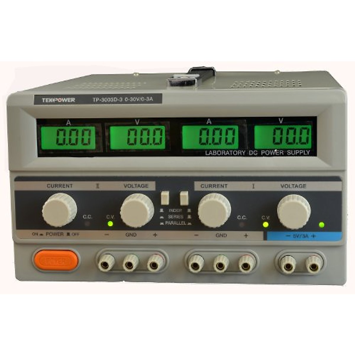 Kaito HY3003D-3,30V/3A Triple Output Linear DC Power Supply,Lab Grade 2 Main Output and one 5V Output