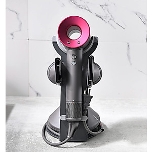 PUROSUR Hair Dryer Stand for Dyson Hair Dryer, Compatible Dyson Hair Dryer Stand hair dryer stand Organizer for Dyson Hair Dryer, Diffuser, Nozzle holder