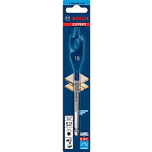 Bosch Professional 1x Expert Self Cut Speed Spade Bit (for Fast and Rough Drilling in Softwood, Ø 19mm, Accessories Drill Driver)