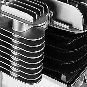 Happybuy Air Compressor Pump 3HP 11.8CFM, 115PSI Single Stage Twin Cylinder Aluminum Air Compressor Head Piston Style Splash Lubrication Pump