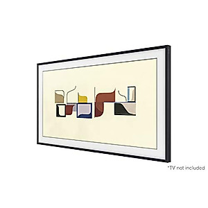 SAMSUNG 65-inch Class The Frame Customizable Bezel - Black (SCFT65BL/ZA, 2020 Model)