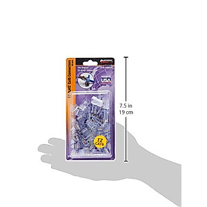 Platinum Tools 100010C EZ-RJ45 Cat 6+ Connectors, Clamshell, 50-Pieces, RED