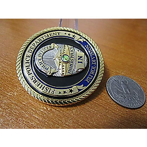 Fishers Police Department Patrol Division Indiana Leo Challenge Coin