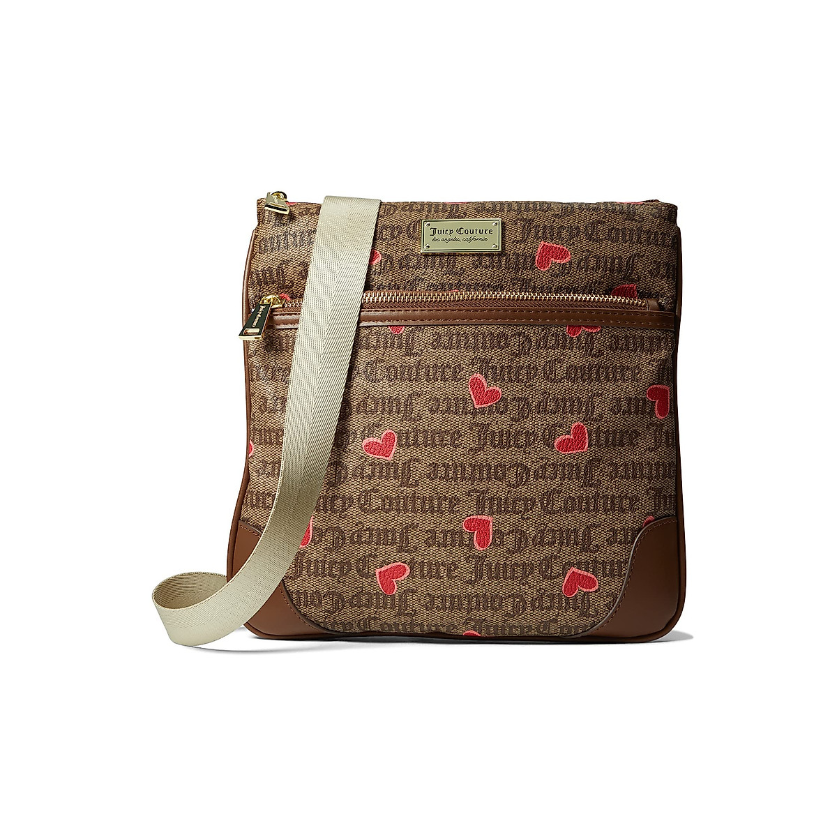 Juicy Couture Valentine's Day Edit - Gothic Status Crossbody Chestnut/Chino One Size
