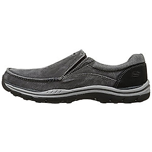 Skechers Men's Expected Avillo Moccasin, Black, 12 Medium US