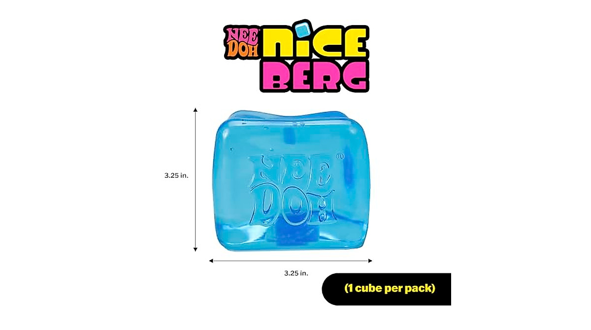 Schylling NeeDoh Nice Cube Giant Sensory Toy for Kids 3+