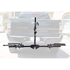 MaxxHaul 50027 Hitch Mount Bike Rack Platform Style 2-Bike Rack for Cars Trucks SUVs Minivans with Hitch Tightener