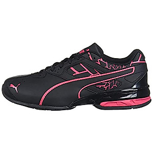PUMA Womens Tazon 6 Cross Trainer, PUMA Womens Black-Nrgy Rose, 9