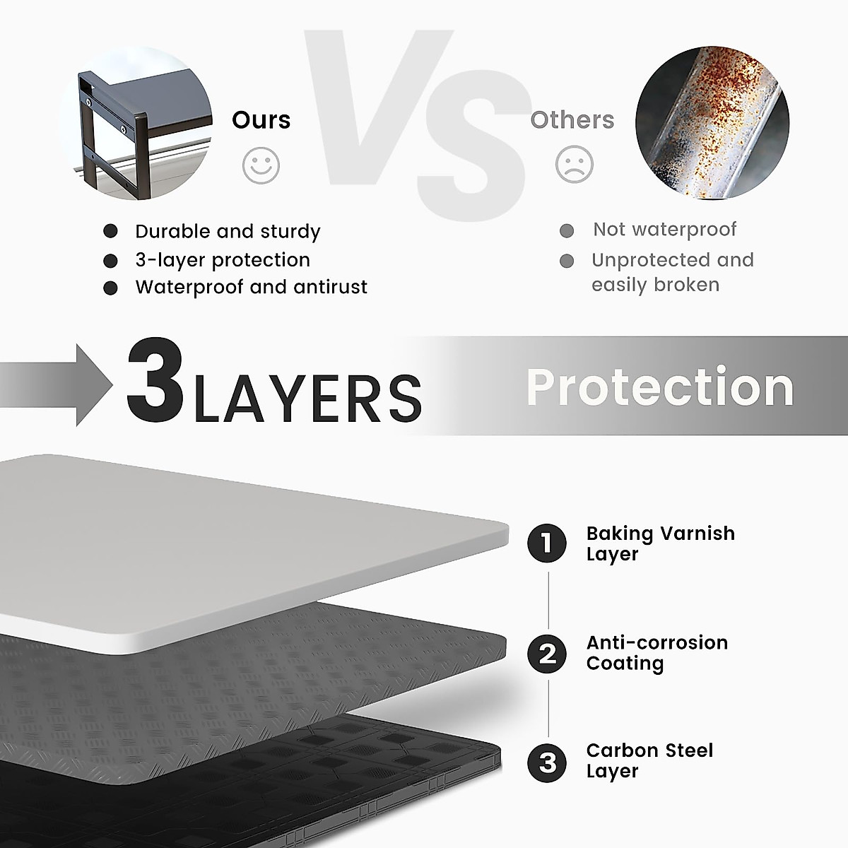 WOCHUANGSI 1pcs Small Narrow Tall Shelf for Windowsill Kitchen Organizer Window Sill Plant Shelf Stackable Shelves Bathroom Sill Thin Shelves for Narrow Spaces Counter Top Racks