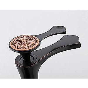 Kitchen Taps Vintage Black Bathroom Basin Faucet Copper Material Single Handle Bath Tap Spray Paint Cold and Hot Water Mixer