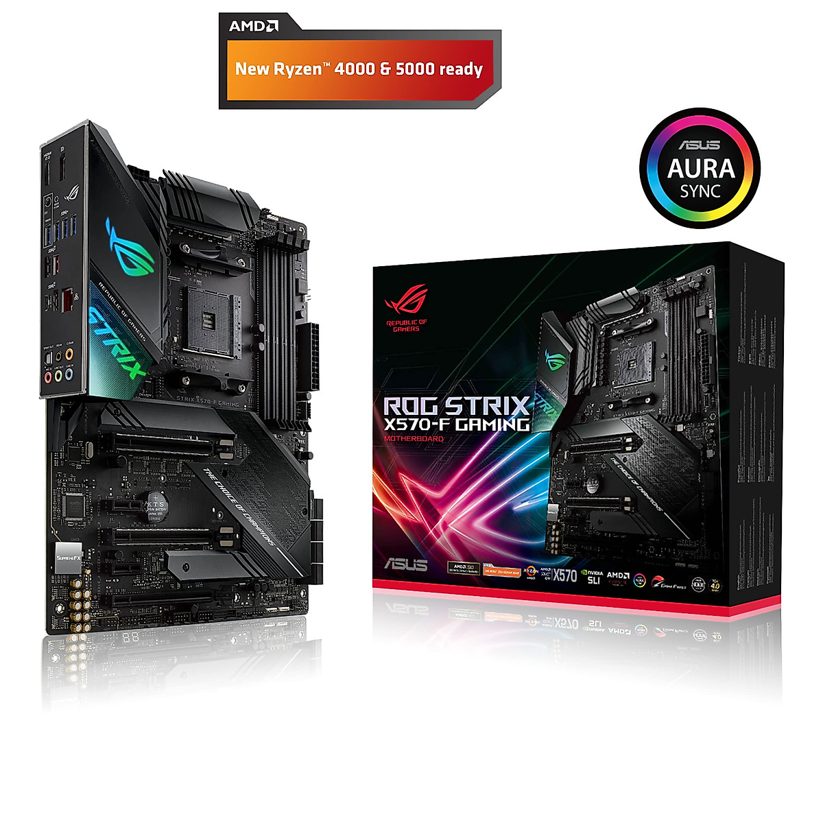 Asus ROG Strix Gaming AM4 AMD X570 ATX DDR4-SDRAM Motherboard