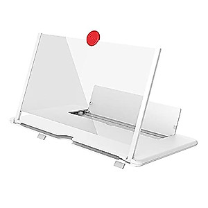 SLNFXC 12 inch High Definition Mobile Phone Screen Amplifier with Magnifying Folding Phone Desk Holder for Movie Game Phone Amplifier (Color : D)