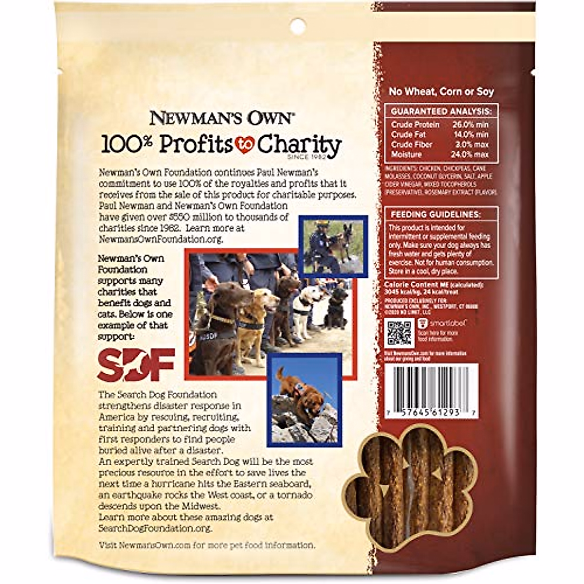 Newman's Own Chicken Recipe Snack Sticks for Dogs, 14 oz Bag