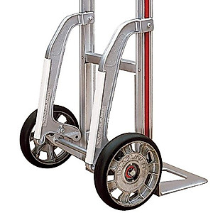 Magline HMK116UA4 Aluminum Hand Truck, Flared Double Pistol Grip Handle, Pneumatic Wheels, 500lbs Capacity & 86006 C5 Stair Climber Kit for Standard Hand Truck'