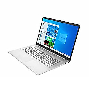 2021 HP 17.3" HD+ Touchscreen Laptop Computer, AMD Ryzen 5-5500U(6-core) Processor, 12GB DDR4 RAM, 1TB HDD, AMD Radeon Graphics, HD Audio, HD Webcam, HDMI, Win10, Silver, 32GB USB Card (Renewed)