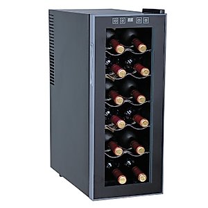 WC-1271: Thermo-Electric Slim Wine Cooler (12-bottles)