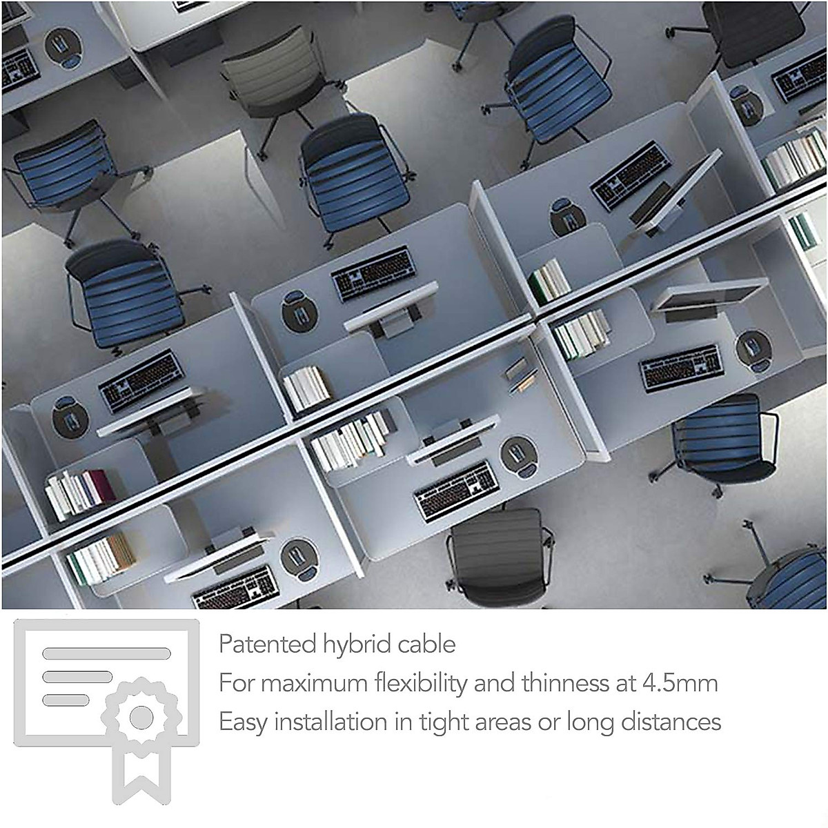 COSEMI Active Optical 4K HDMI 2.0 Cable AOC | Ultra Thin | 4K@60Hz Full Bandwidth of 18Gbps | 5m, 16.4ft