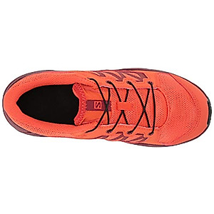 Salomon Kids' XA Elevate J Trail Running Shoes, CHERRY TOMATO/Red Dahlia/Black, 13K