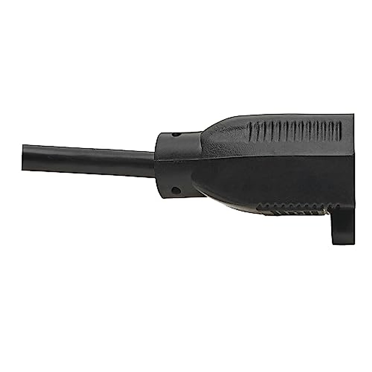 Tripp Lite Standard Computer Power Cord 10A, 18AWG (IEC-320-C14 to NEMA 5-15R) 1-ft.(P002-001-10A) Black