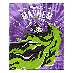 Northwest Villains Silk Touch Throw Blanket, 50" x 60", Maleficent Mayhem