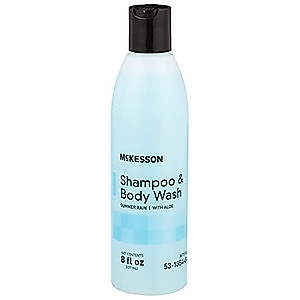 McKesson Body Wash and Shampoo with Aloe, Sumer Rain Scent, 8 oz, 1 Count
