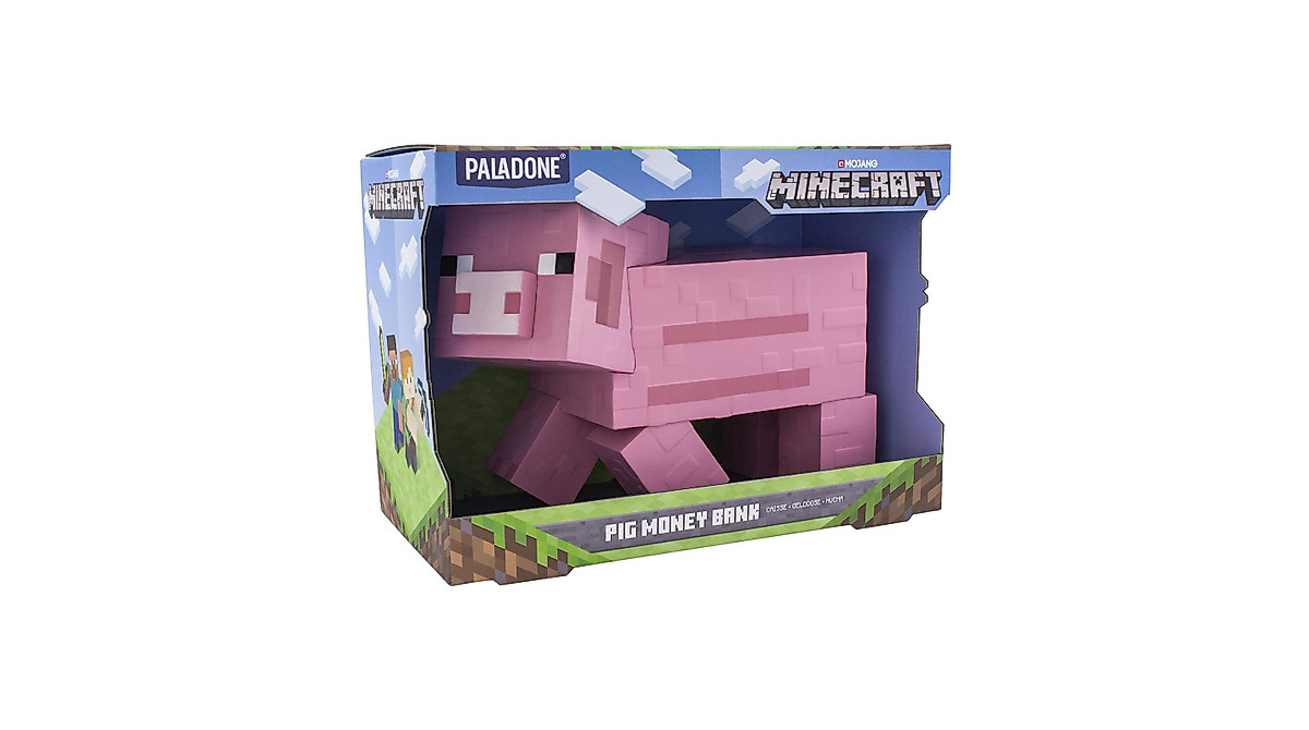Minecraft Pig Money Bank - Unique Gift for Gamers