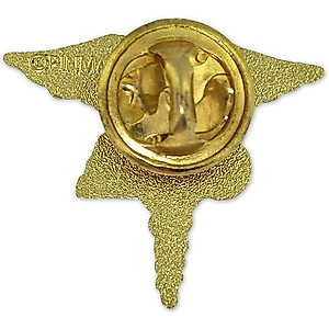 PinMart's Caduceus Nursing Enamel Lapel Pin - Ideal CNA or Medical Assistant Badge - Patient Care Technician Accessories for Lanyards and Nursing Scrubs or CNA Graduation Gifts and Pinning Ceremonies