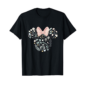 Disney Minnie Mouse Icon Spring Flowers T-Shirt