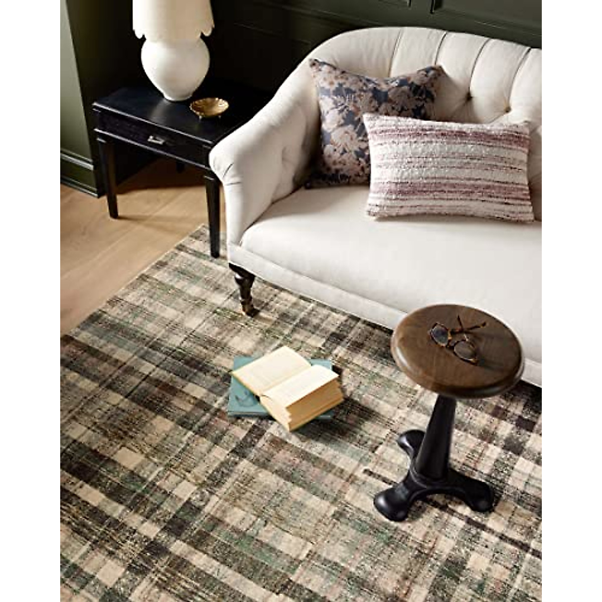 Loloi Chris Loves Julia Humphrey Collection HUM-03 Forest/Multi 7'-3'' x 9'-3'' .38" Pile Height, Area Rug feat. CloudPile