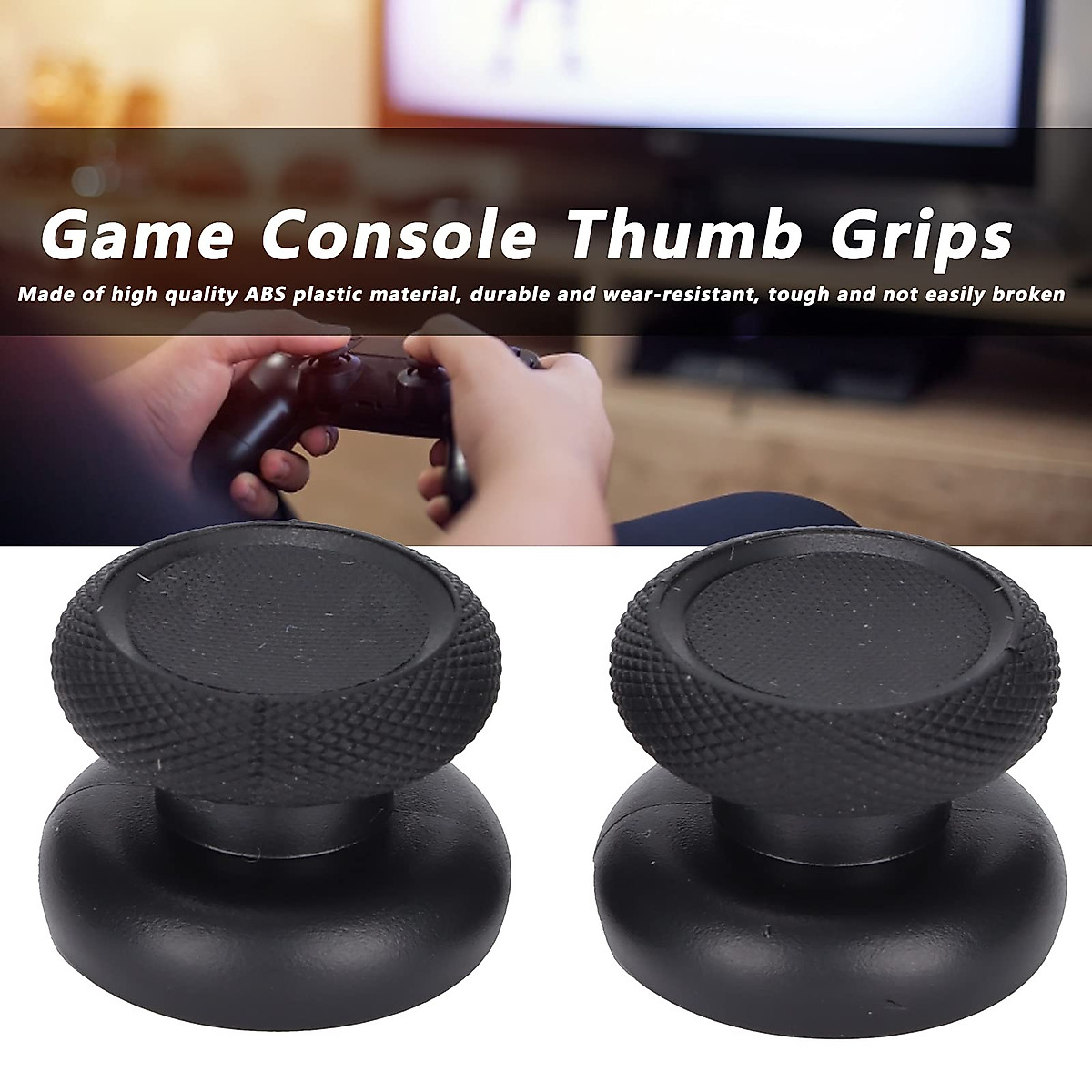 Thumbstick Extender for Controller, Analog Stick Joystick Thumb Grips Rocker Cover for Game Handle Gamepad, 2 Pack