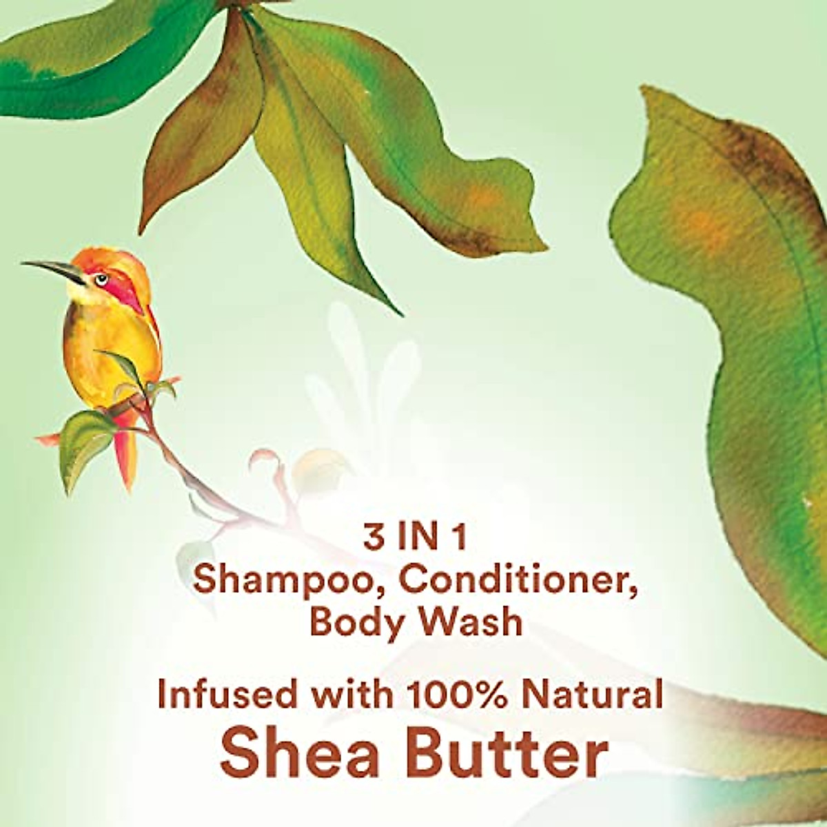 Suave Kids Naturals 3in1 Shampoo Conditioner Body Wash Kids 3 in 1 with Shea Butter Dermatologist-Tested and Tear-free Shampoo Conditioner Bodywash 16.5 oz