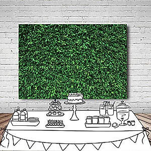 LYWYGG 10x8FT Green Leaves Photography Backdrops Nature Leaf Backdrop Birthday Background for Birthday Party Seamless Photo Booth Backdrop CP-87-1008