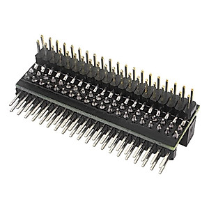 40Pin GPIO Edge Expansion Board for Raspberry Pi 4B/3B+/3B/2B /Zero One-to-Two 40Pin Expansion Board Side Pin Header Multiplexing