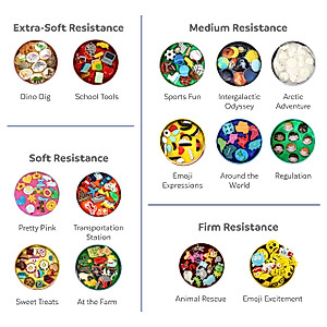 Fun & Function The Original Discovery Putty - Therapy Putty for Kids w/Hidden Animal Piece - Sensory Putty/Play Putty - Kids Putty for Special Needs - Animal Rescue Putty Set for Kids