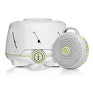 Yogasleep Sweet Dreams Baby Gift Set, Dohm Green + Hushh Portable Travel White Noise Sound Machine