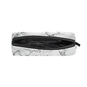KUWT Pencil Bag Marble Abstract Pattern, Pencil Case Pen Zipper Bag Pouch Holder Makeup Brush Bag for School Work Office