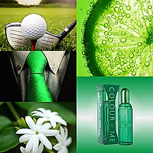 Milton-Lloyd Colour Me Green - Cologne for Men - Oriental Perfume for Men - Woody, Amber Fragrances - Mens Cologne - Long Lasting Perfume - 3 oz