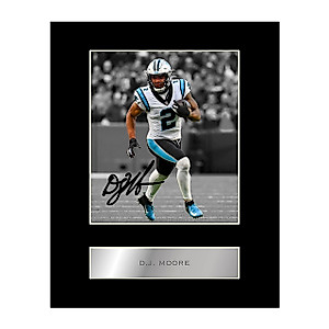 D.J. Moore Pre Printed Signature Signed Mounted Photo Display #11 Printed Autograph Picture