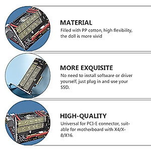 DIKACA Computer Adapter X for Dual-Bay B- I- and -Slot Express Hard Dual- Ssd Drive E I M-Key I-e Slot Bay Converter Ie State Adapter B-Key M M- Motherboard to Key Hard Drive Ssd Hard Drive Ssd